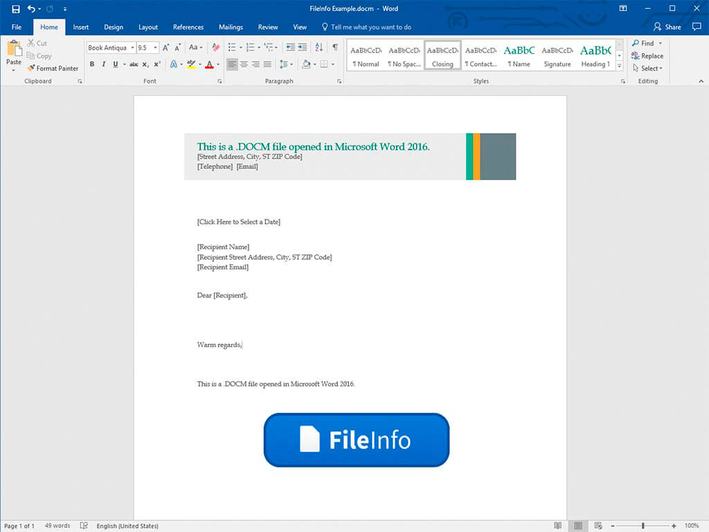 DOCM Extensão de Arquivo | O que é um arquivo .DOCM e como abri-lo