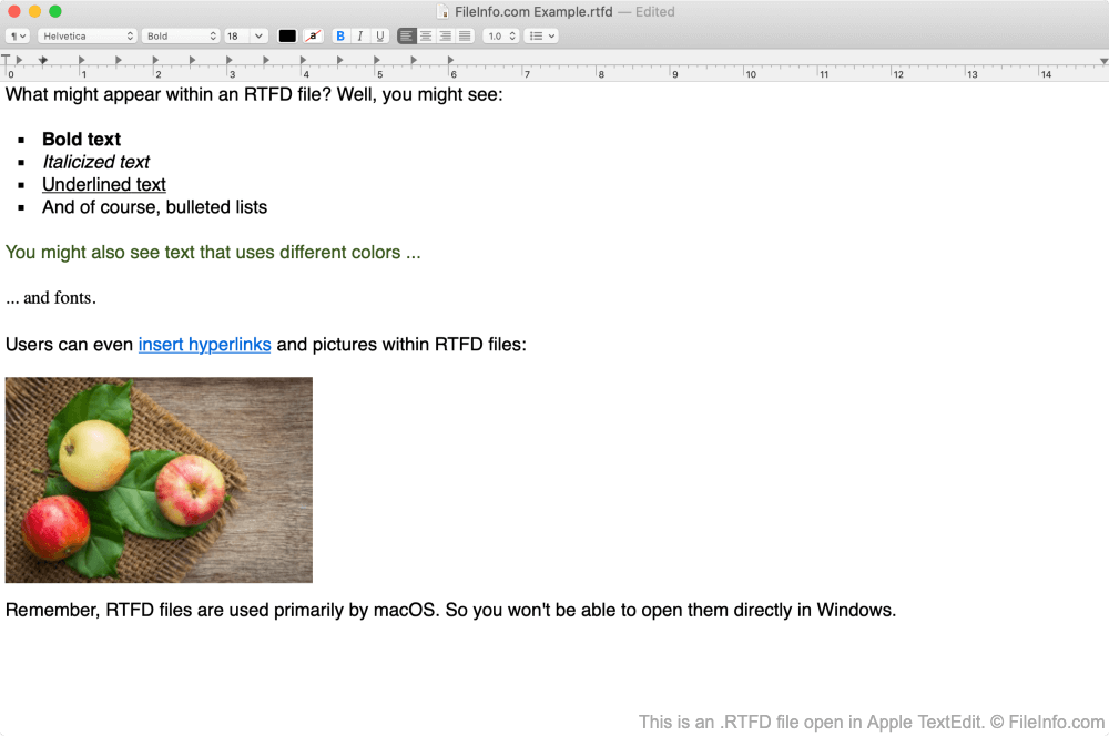 RTFD Extensão de Arquivo | O que é um arquivo .RTFD e como abri-lo